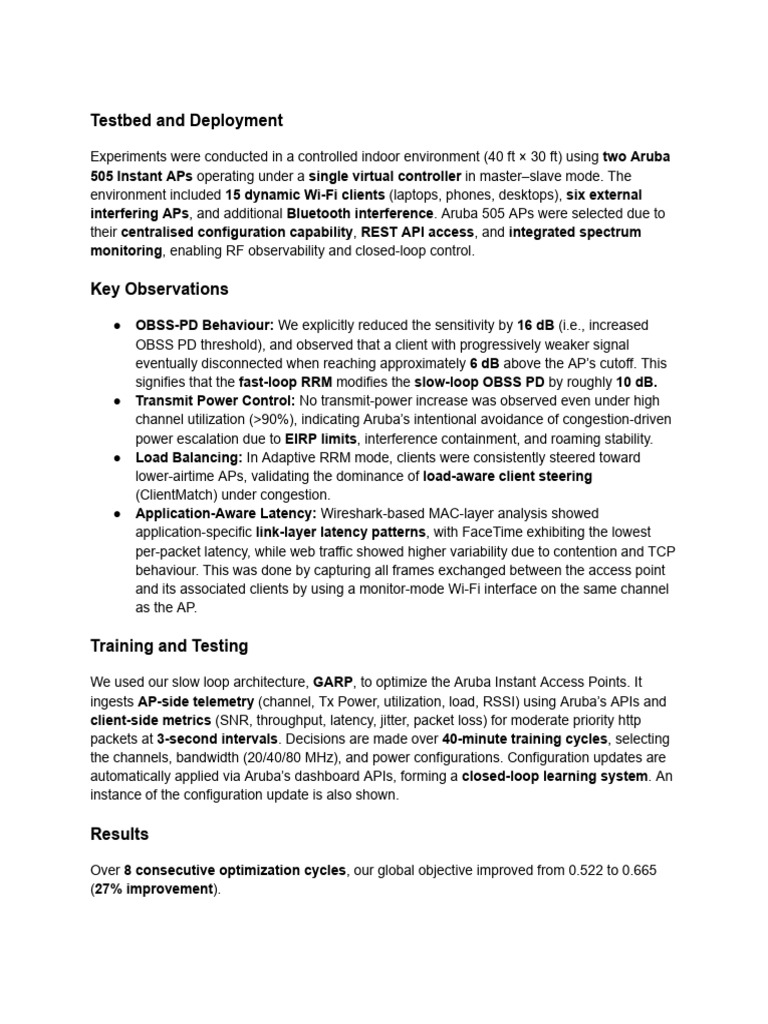 One Pager (1) | PDF | Wi Fi | Wireless Access Point