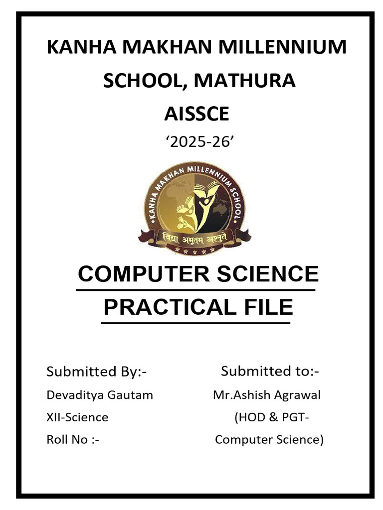 Cs Practical File - PDF - 20251120 - 172547 - 0000 | PDF