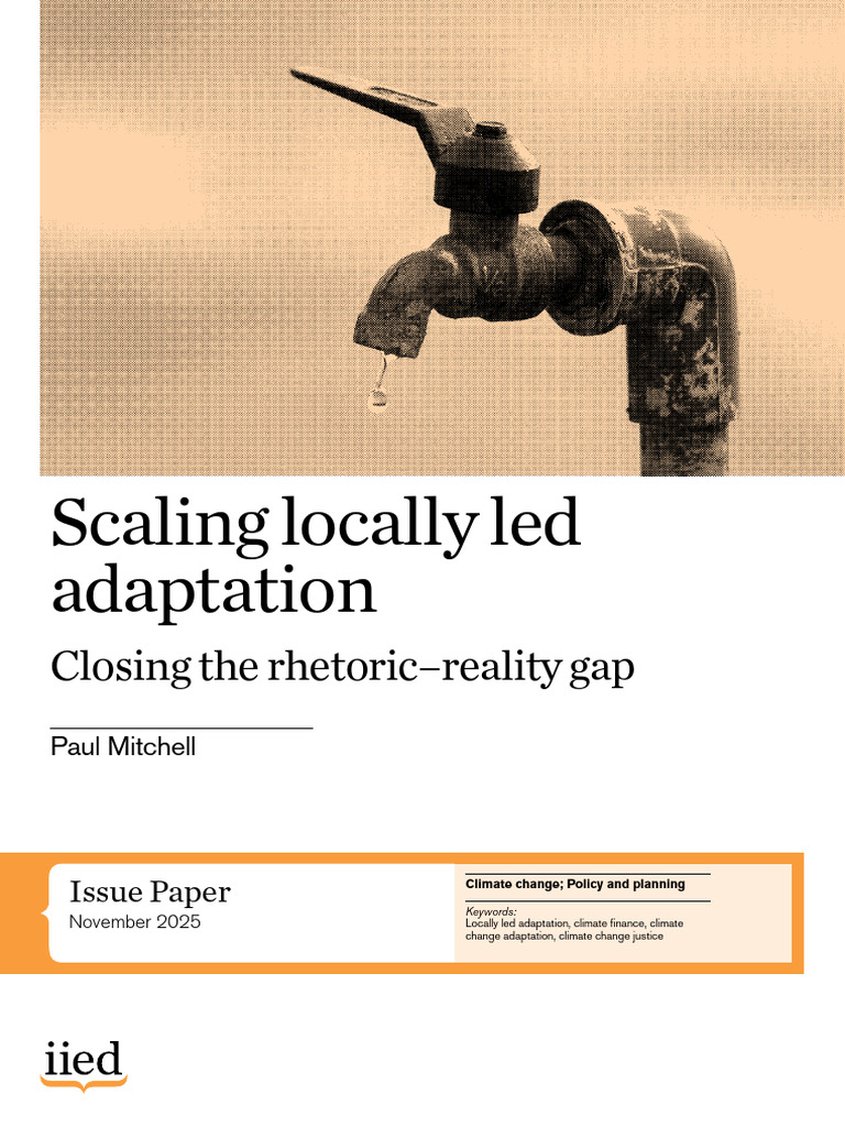 4. Scaling locally led adaptation | PDF | Official Development ...