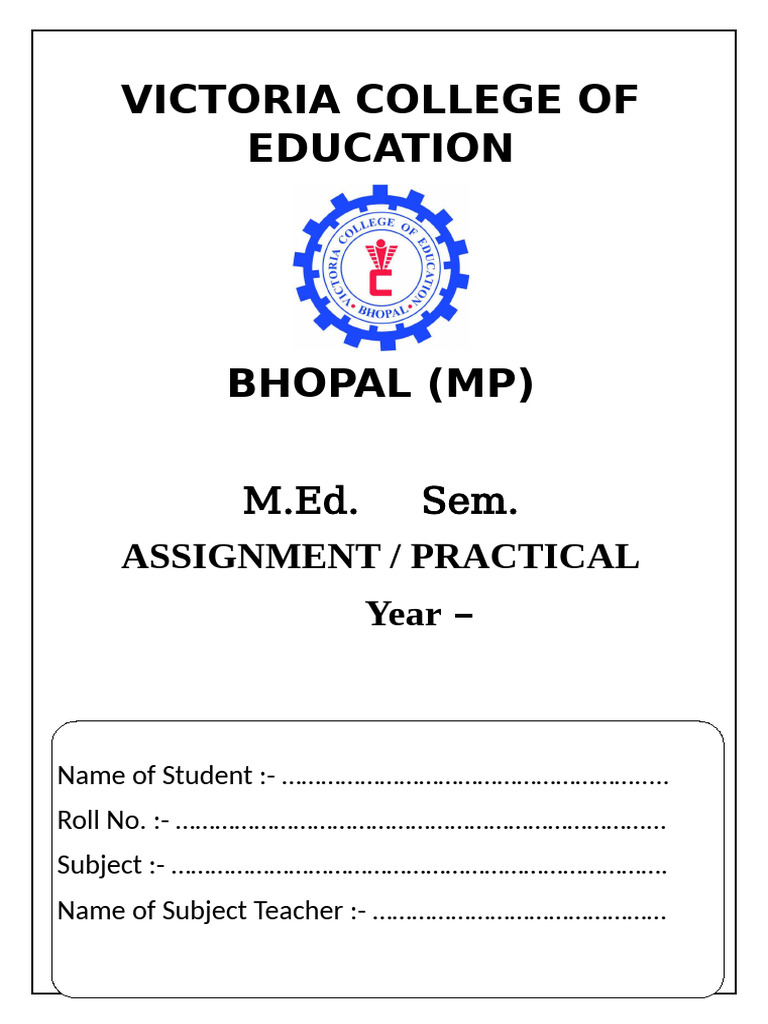 Victoria College of Education | PDF