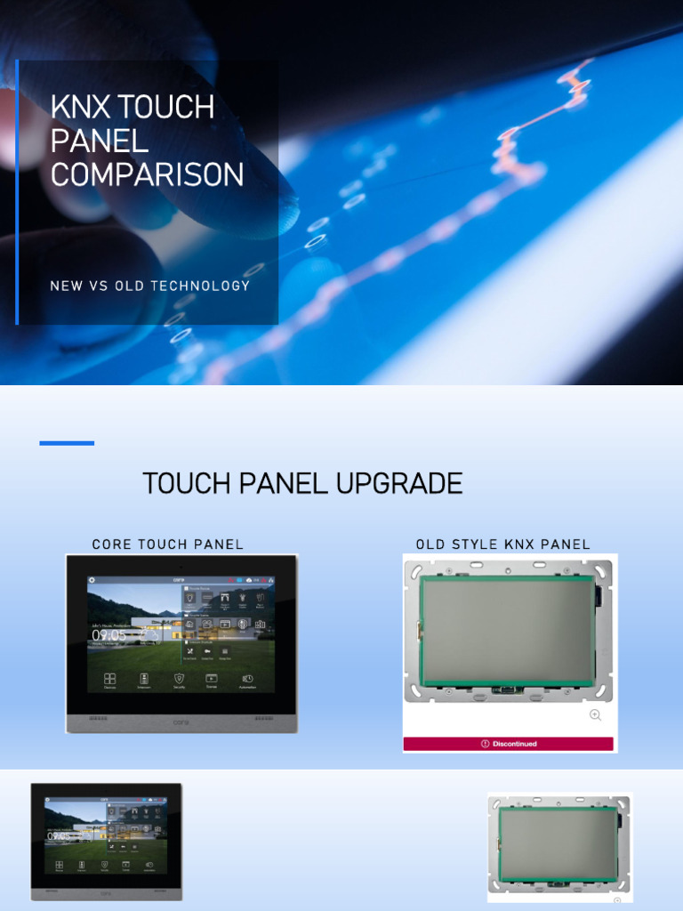 KNX Touch Panel Upgrade Comparison | PDF