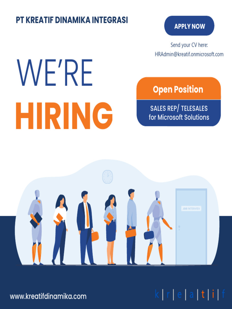 Hiring SALES REP TELESALES For Microsoft Solution | PDF