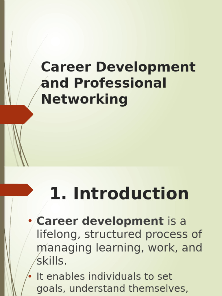 Formal Career Development Presentation | PDF | Mentorship | Learning