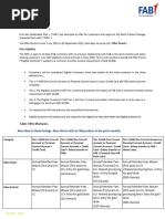 FAB Z Card: No Annual Fee Benefits | PDF | Loyalty Program | Credit Card