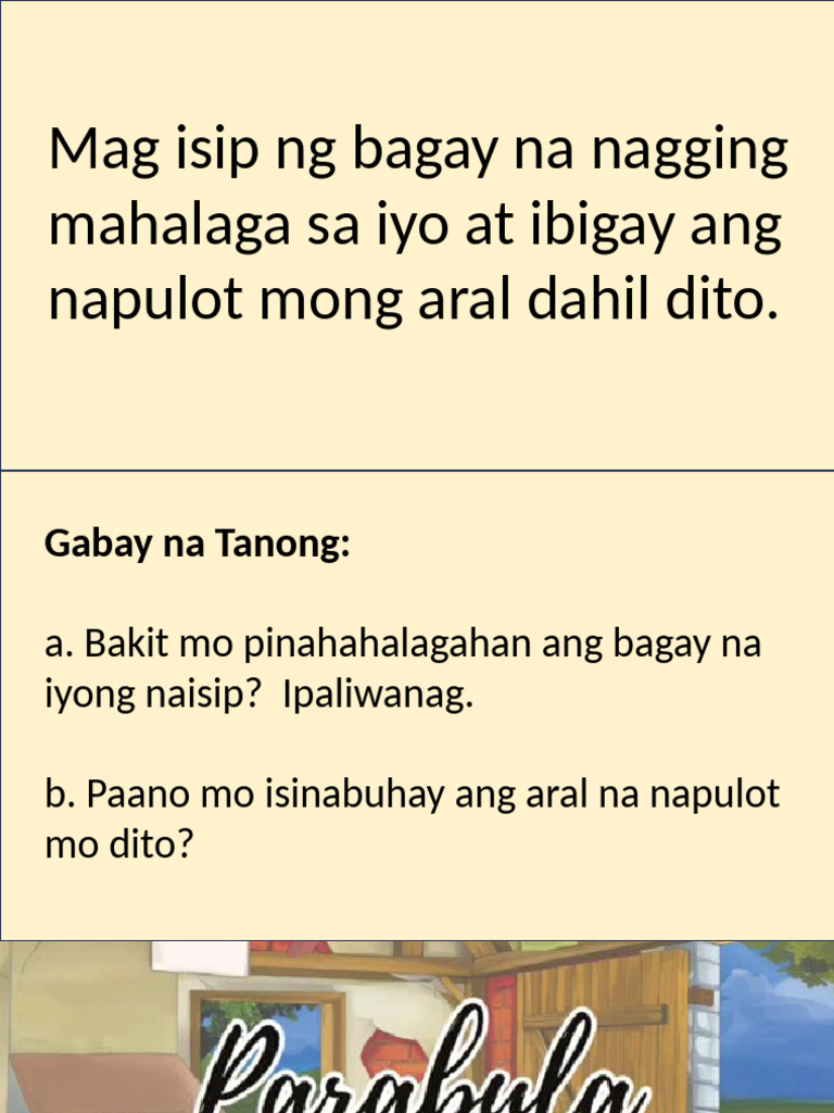 Parabula 1st Topic | PDF