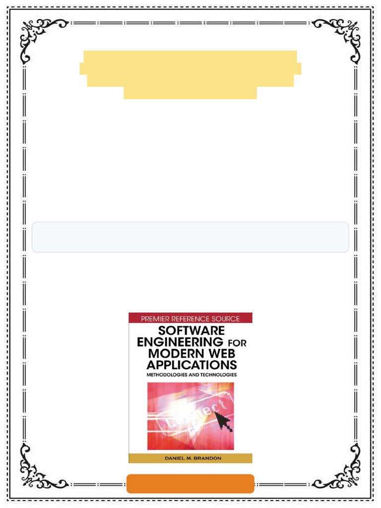 Software Engineering For Modern Web Applications Methodologies and ...
