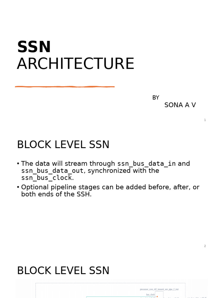 SSN Architecture and Data Flow Overview | PDF | Digital Technology ...