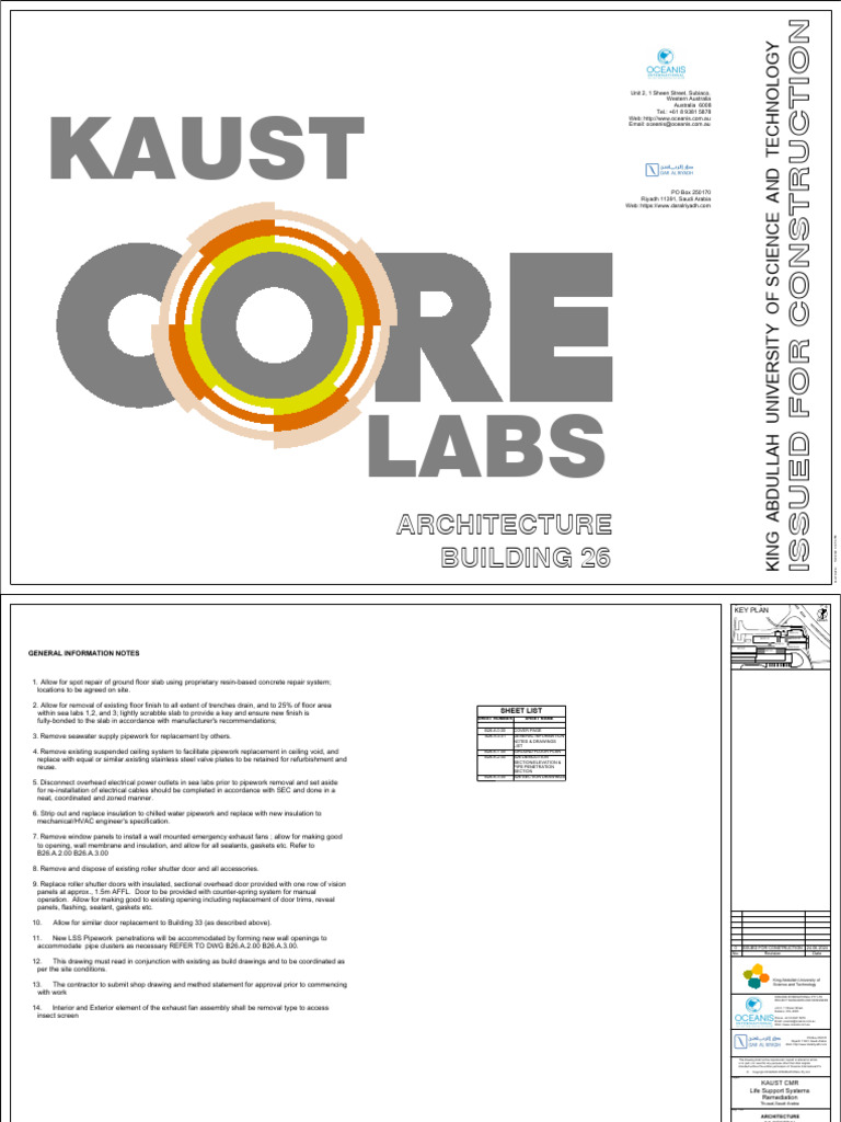 Combined - CMR - Arch b30 Package - Ifc Rev.0 | PDF | Civil Engineering ...