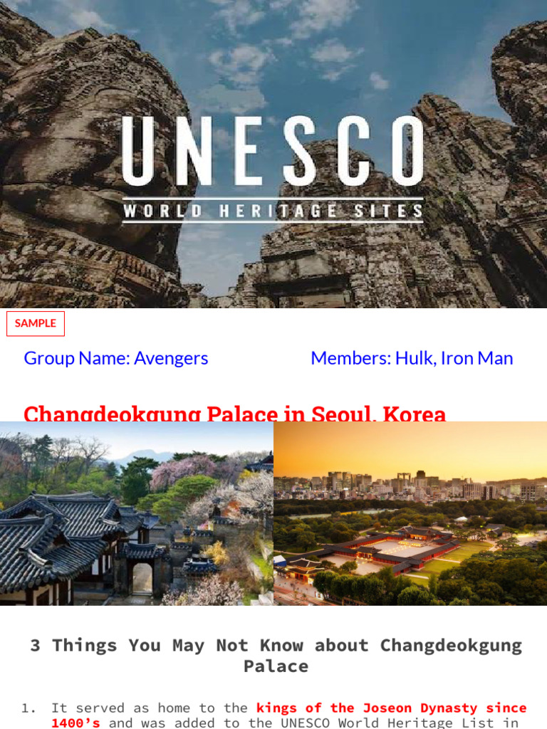 UNESCO World Heritage Sites Overview | PDF
