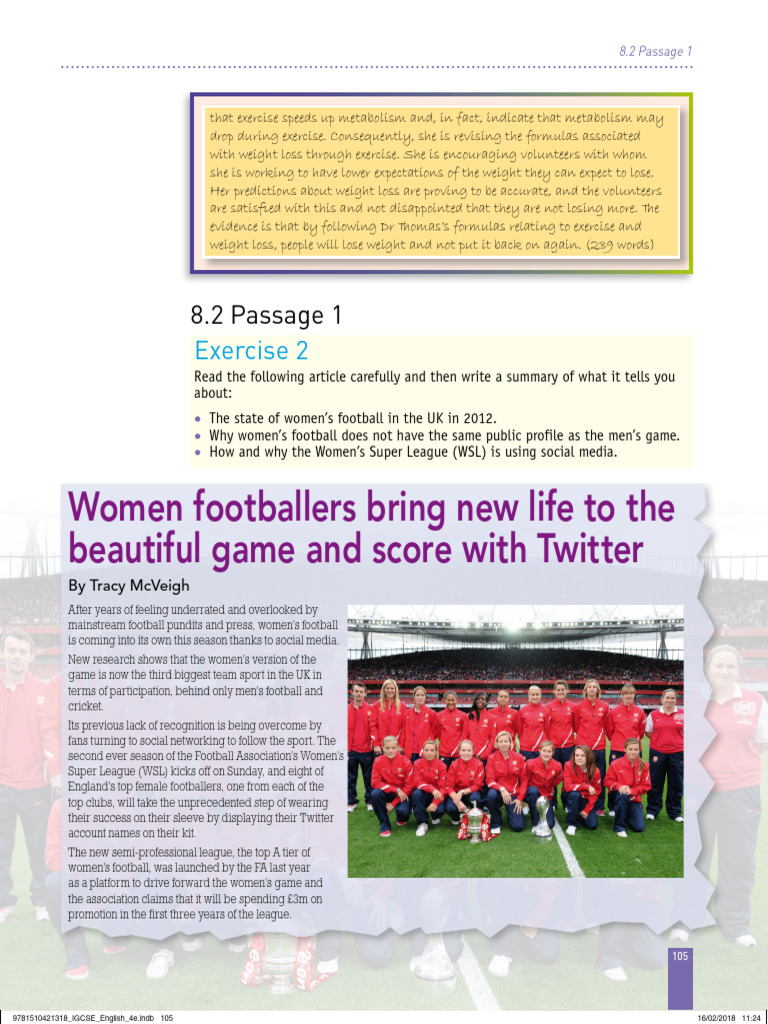 Women's Football Growth via Social Media | PDF