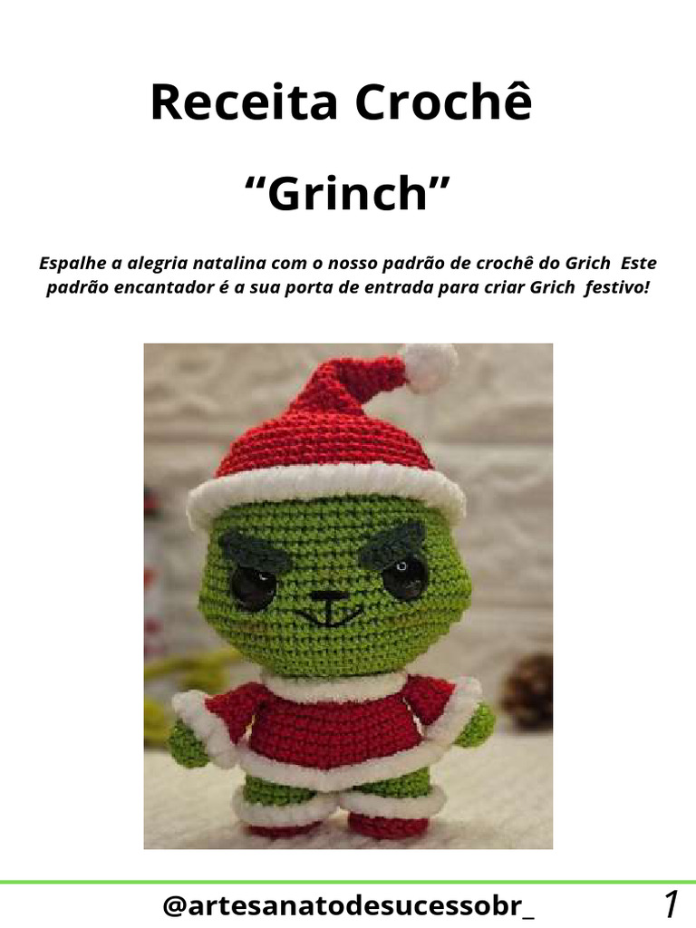 6727a3bc7f344a2-Padrão Crochê Grich_compressed | PDF | Crochê