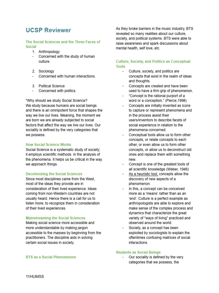 Understanding Social Sciences Overview | PDF | Social Sciences | Science