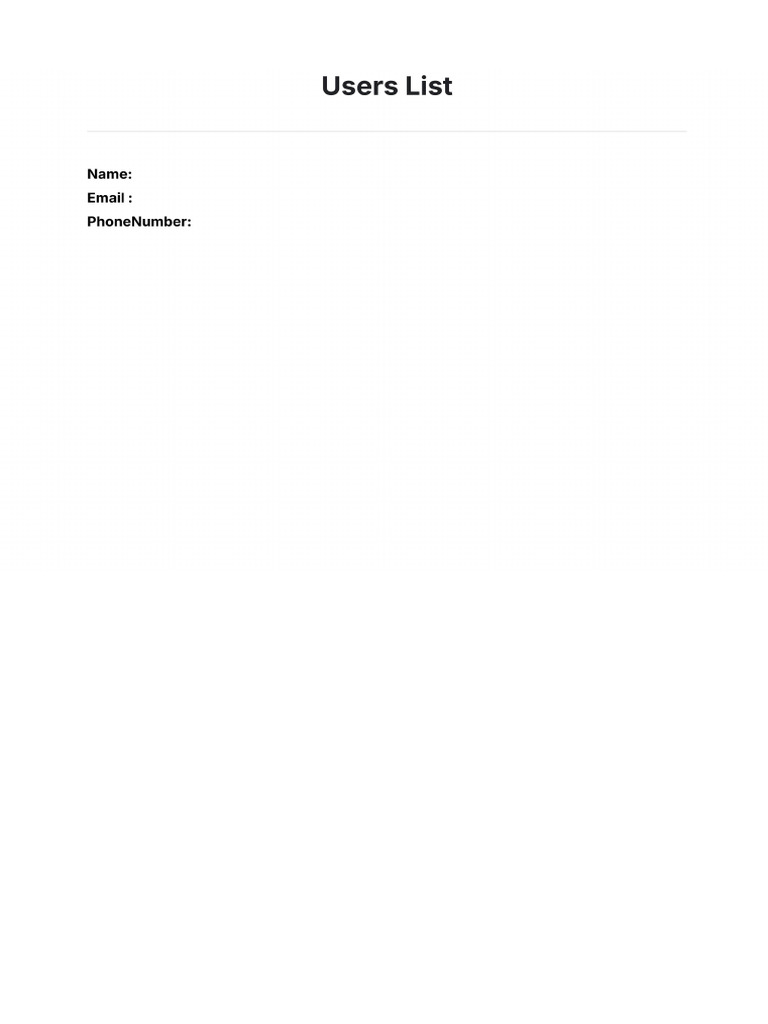 Professional Bucket List Template | PDF