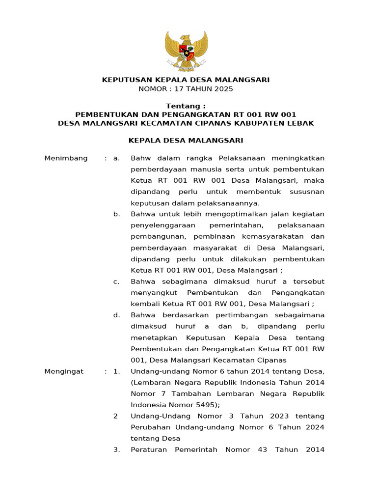 SK RT 001 | PDF