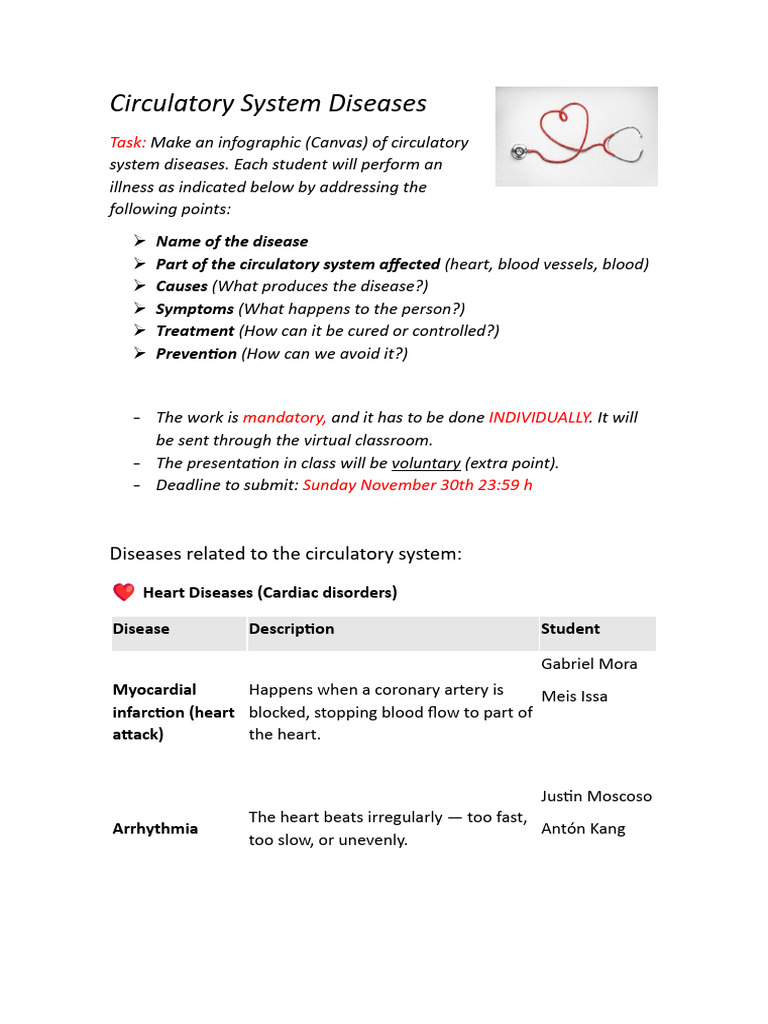 Circulatory System Illnesses 3CD 25 | PDF | Heart | Blood Vessel