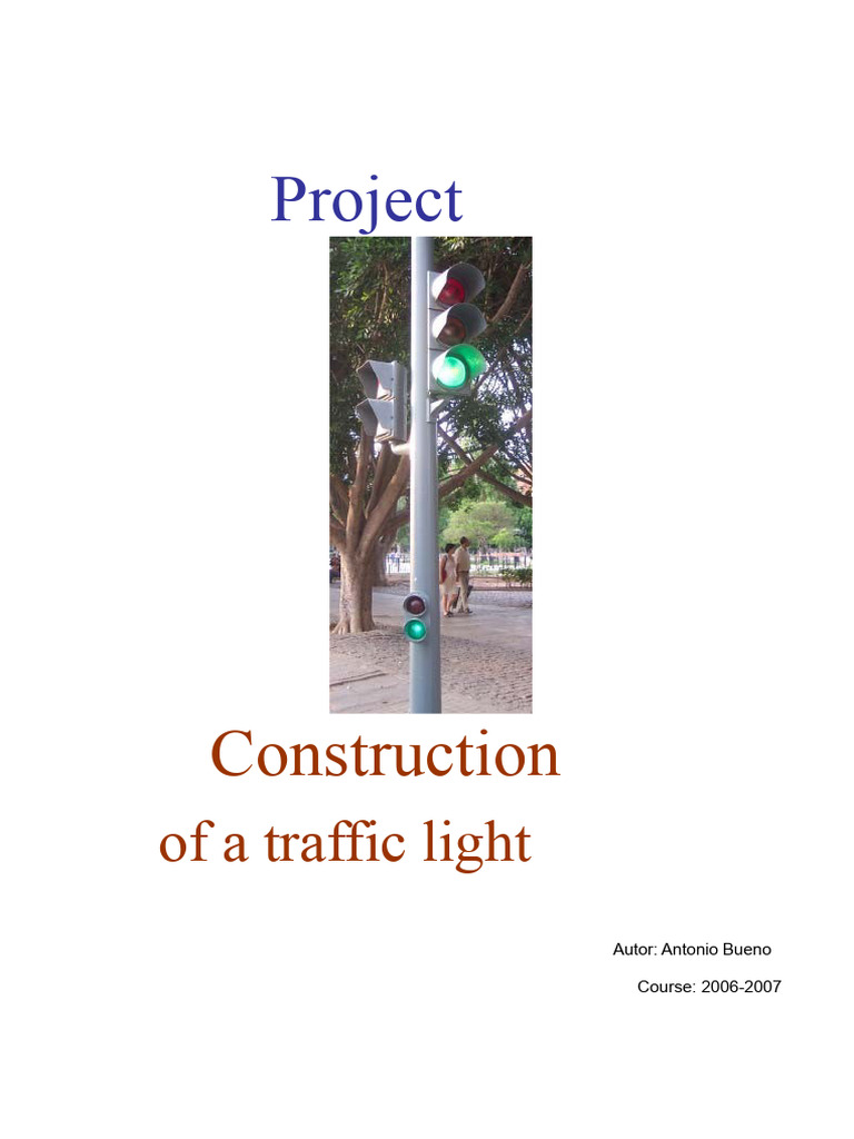 Traffic Light Construction Project Guide | PDF | Electrical Connector ...