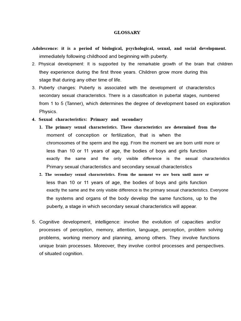 Adolescent Development Concepts Explained | PDF | Adolescence | Puberty
