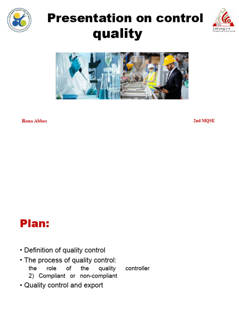 Understanding Quality Control Processes | PDF