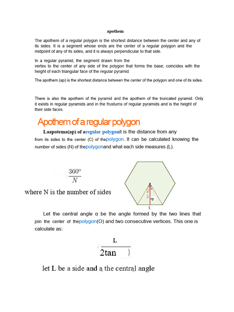 APOTHEM | PDF