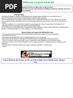 Personal Hygiene Toolbox Talk Guide | PDF | Hygiene | Wash