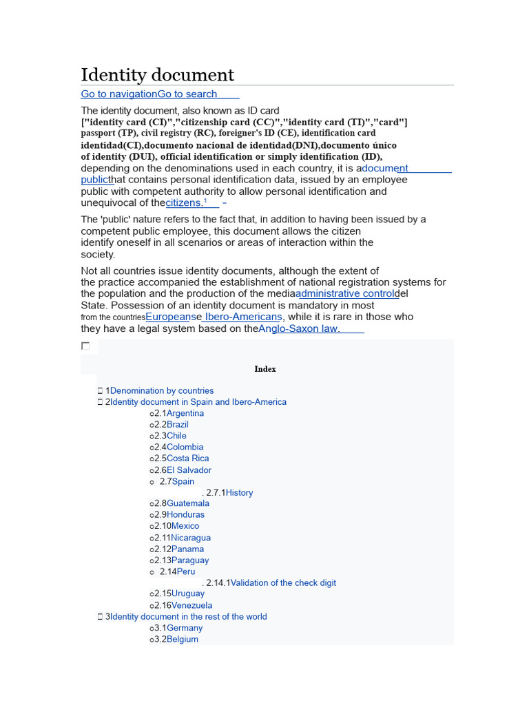 Identity Document 22 | PDF | Identity Document | Privacy