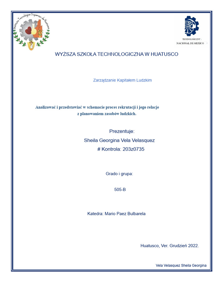 Aktywność I Sporządź schemat procesu rekrutacji | PDF