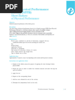 Stork and Standing Balance Test Guide | PDF