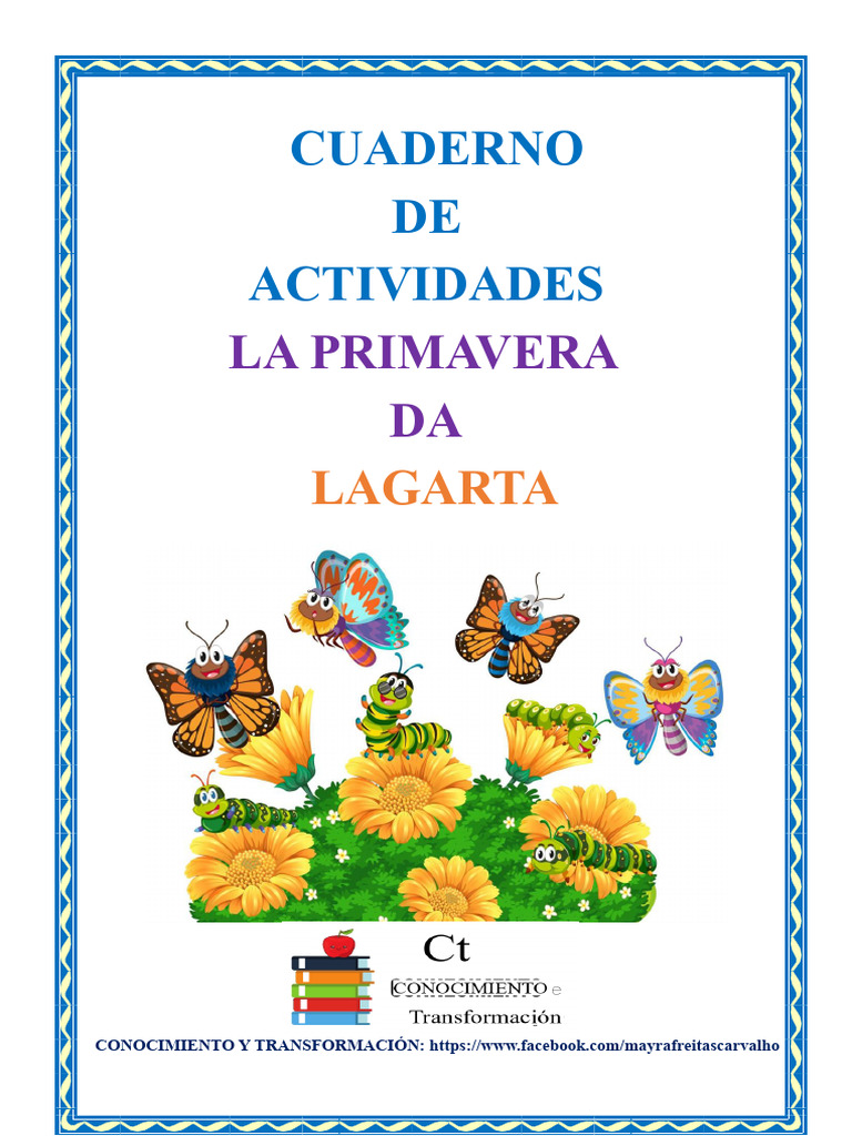 CUADERNO DE ACTIVIDADES LA PRIMAVERA DE LA ORUGA 3º A 5º AÑO | PDF ...