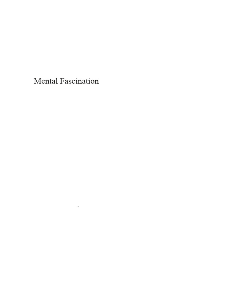 Willian Atkinson - Mental Fascination | PDF | Hypnosis | Mind