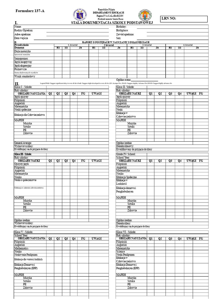 Formularz 137 | PDF