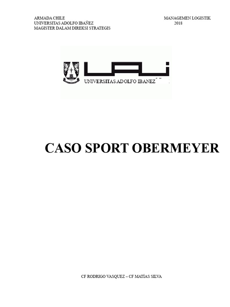 Rantai Pasokan Sport Obermeyer: Tantangan dan Solusi | PDF