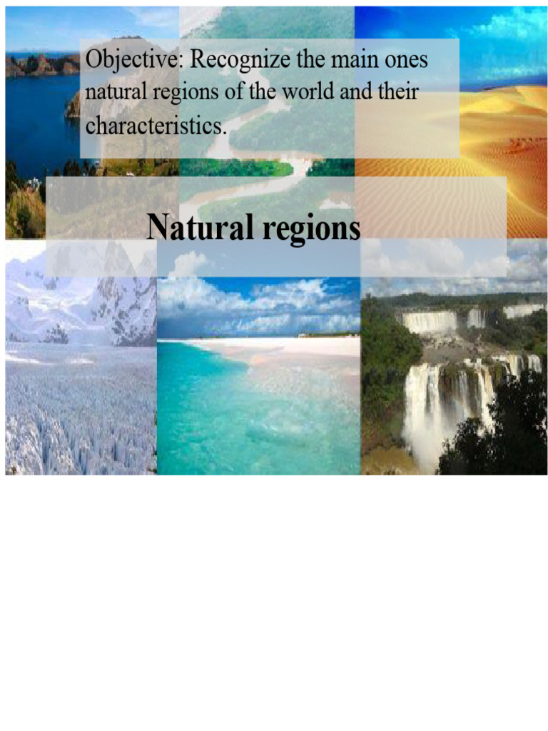 Natural Regions of the World Explained | PDF