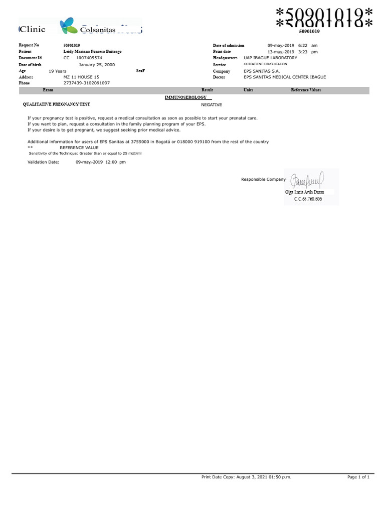 Laboratory Result (2) | PDF