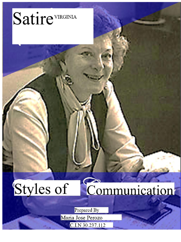 COMMUNICATION STYLES Virginia Satir | PDF | Communication | Self Esteem