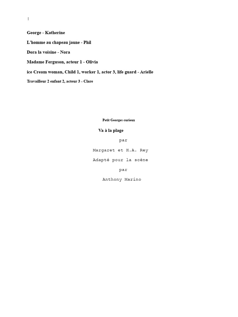 Curious George PDF | PDF