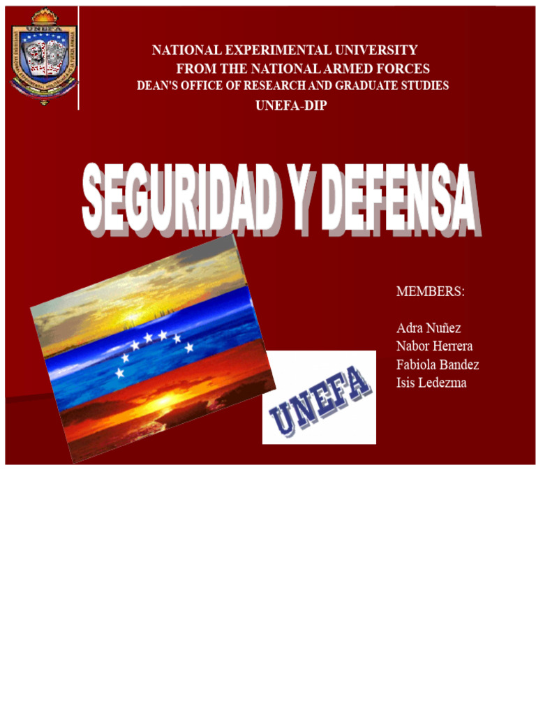 SECURITY AND DEFENSE | PDF | Political Science | Government
