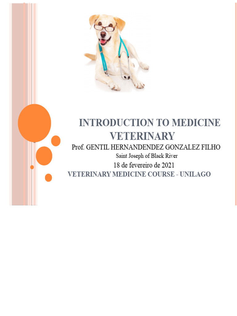 1 - Introduction To Veterinary Medicine - History of Veterinary ...