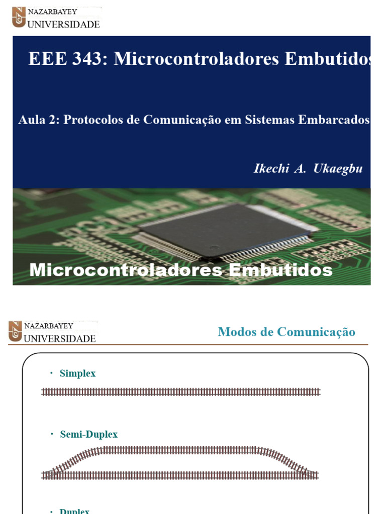 Protocolos de Comunicação em Sistemas Embarcados | PDF | Hardware de ...