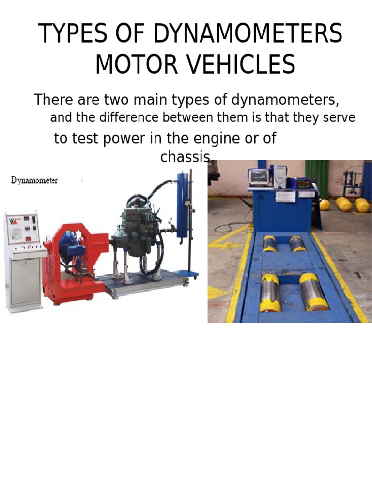 Types of Dynamometers Explained | PDF | Engines | Horsepower