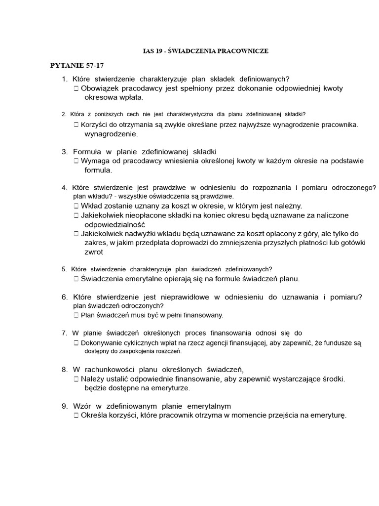 Teorie Zalet Pracowniczych. | PDF