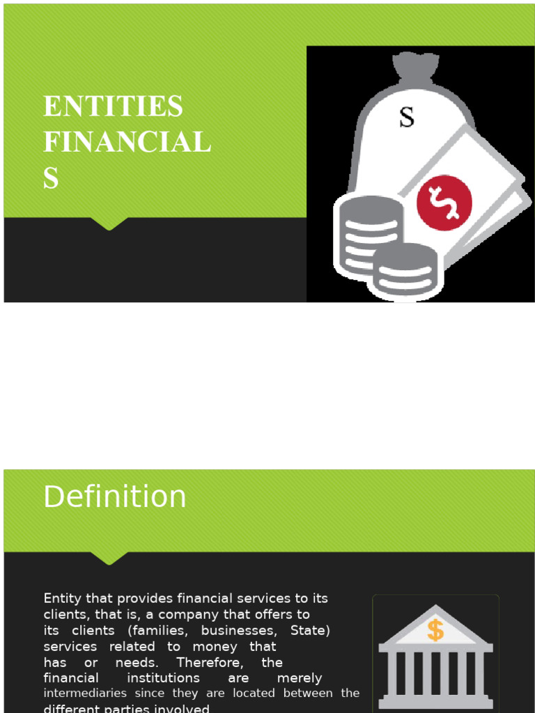 FINANCIAL ENTITIES | PDF | Banks | Leasehold Estate