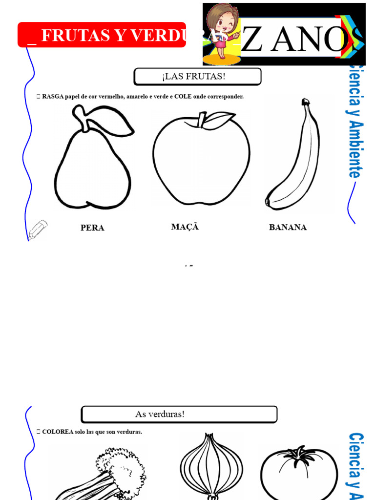 Frutas-e-Verduras-para-Crianças-de-2-Anos | PDF