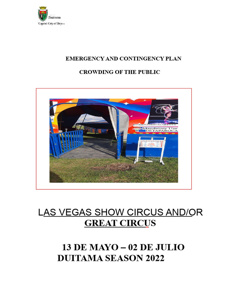 Emergency Plan for Las Vegas Circus Event | PDF | Emergency Medical ...