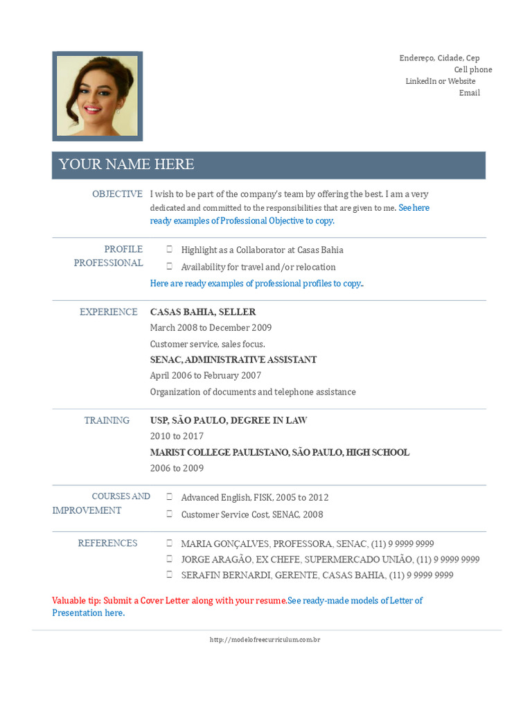 Ready-to-Download Resume Template To Fill Out 05 OK | PDF