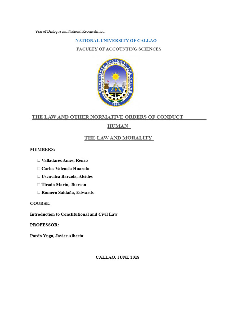Law, Morality, and Human Conduct Analysis | PDF | Morality | Crimes