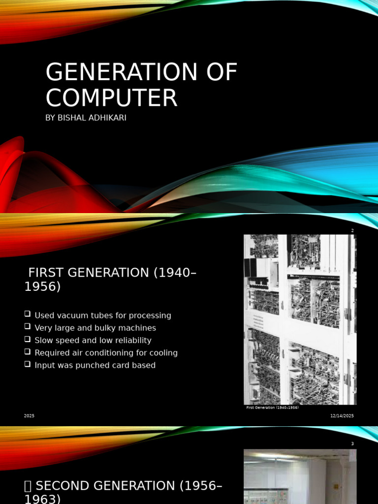 Generation of Computer | PDF