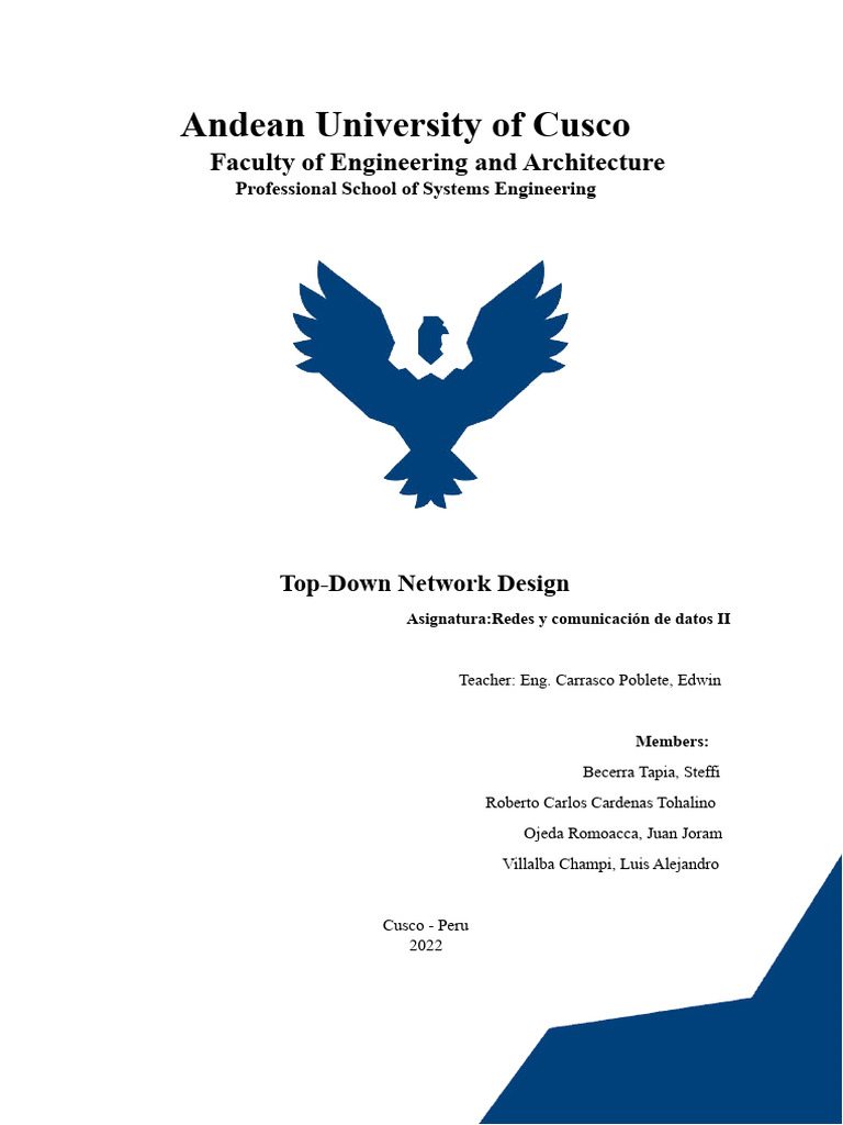 Cisco Network Design Methodology | PDF | Methodology | Computing