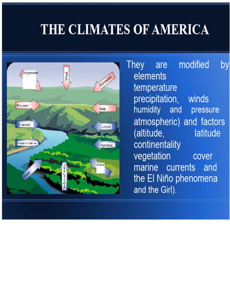 Climates of America | PDF | Temperate Climate | Tropics