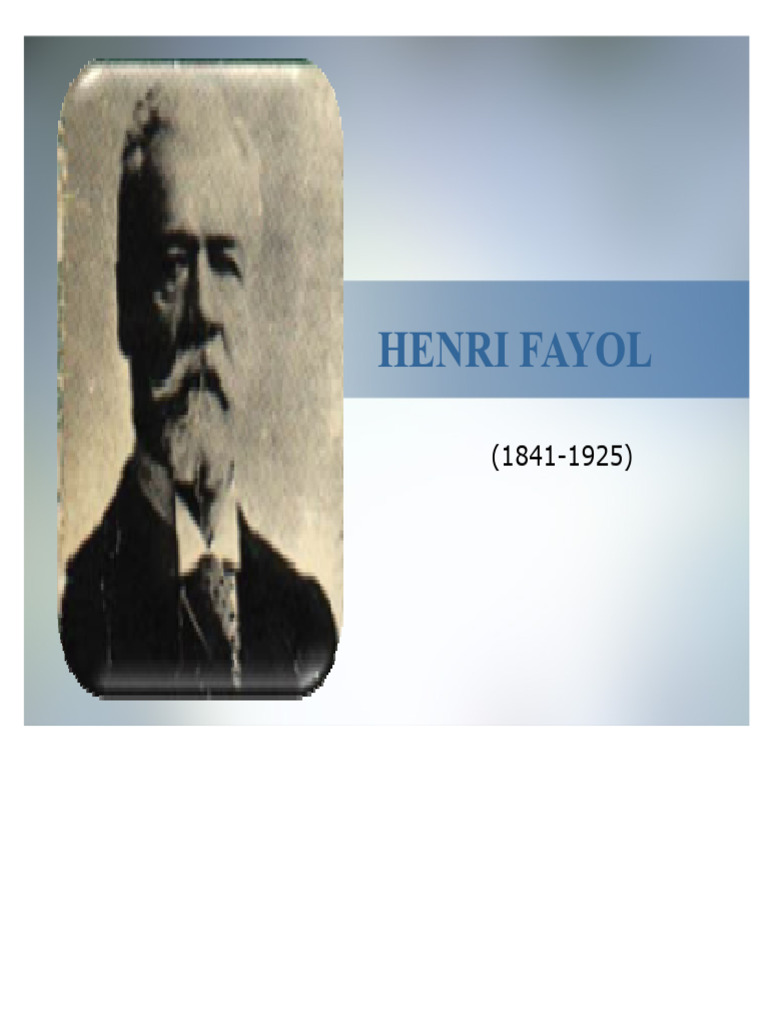 Henri Fayol | PDF | Economias | Business