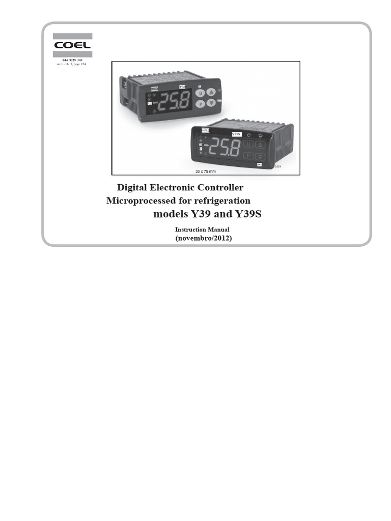 Instruction Manual Y39_r1.pdf | PDF | Power Supply | Parameter (Computer Programming)